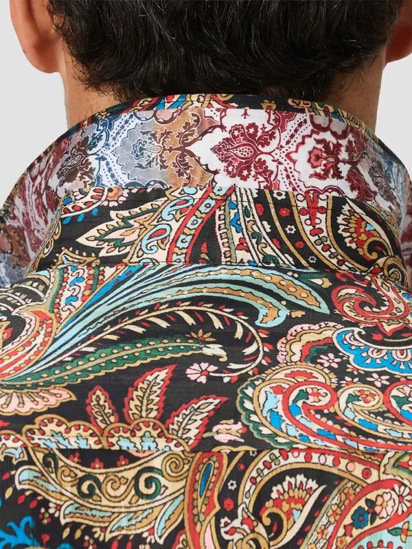 Robert Graham Ferncraw Paisley Stretch-cotton Shirt