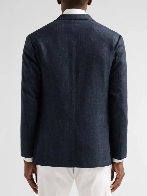 SARTORIO NAPOLI Textured Wool-silk-blend Sport Coat