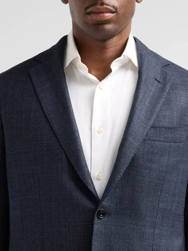 SARTORIO NAPOLI Textured Wool-silk-blend Sport Coat