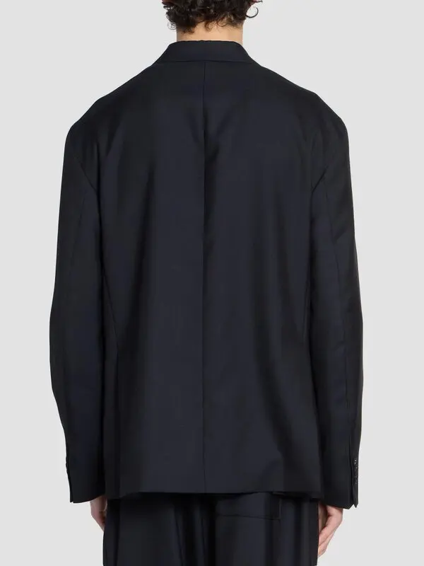 Officine Générale Merrick Wool-cashmere-silk Double-breasted Blazer