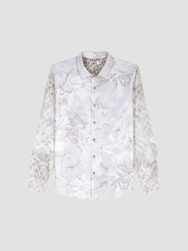 Robert Graham Sand Cruiser Floral Graphic Shirt