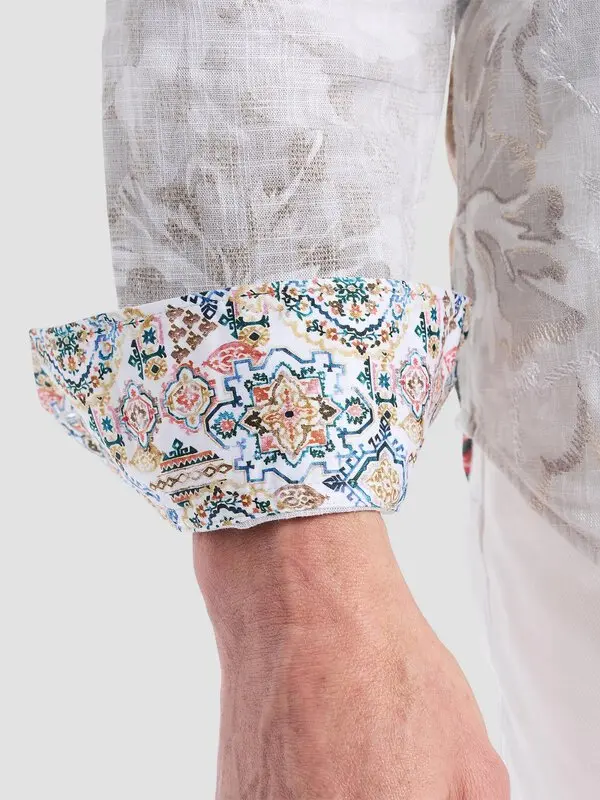 Robert Graham Sand Cruiser Floral Graphic Shirt