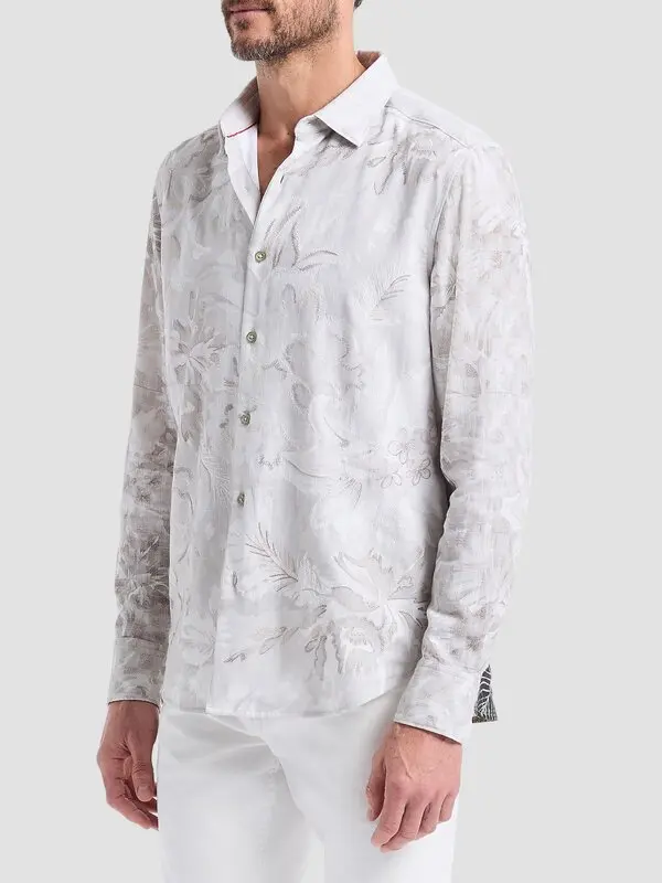Robert Graham Sand Cruiser Floral Graphic Shirt