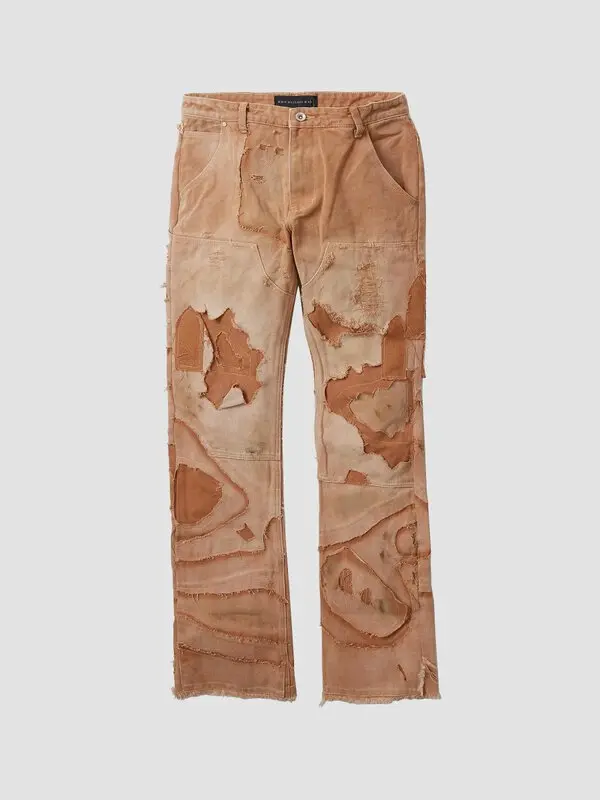 WHO DECIDES WAR Unearthed Distressed Trousers