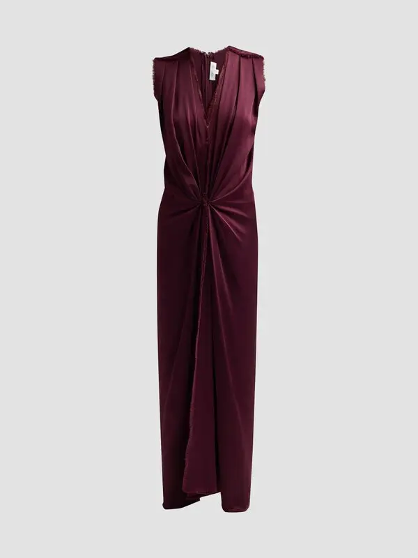 Michael Kors Draped Column Gown