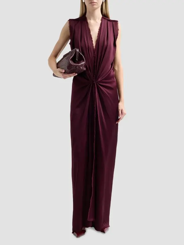 Michael Kors Draped Column Gown