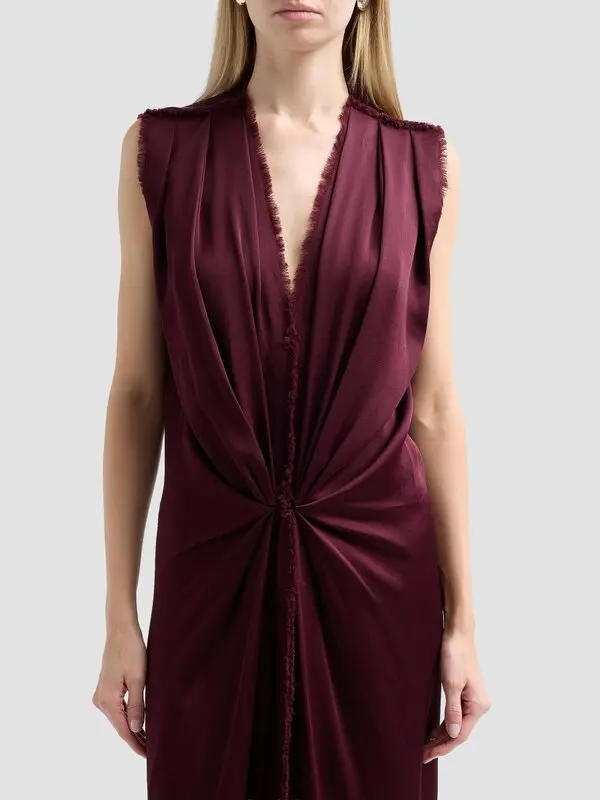 Michael Kors Draped Column Gown