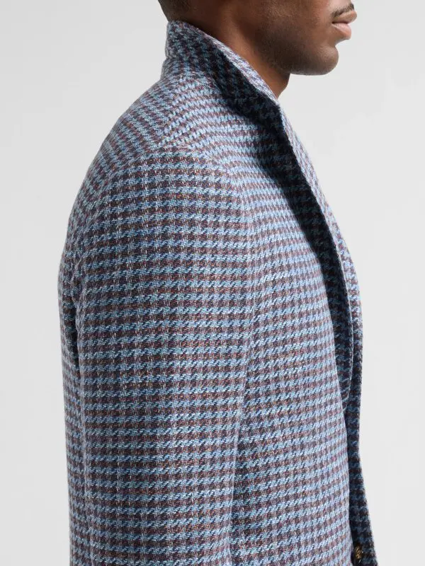 SARTORIO NAPOLI Houndstooth Wool-blend Sport Coat