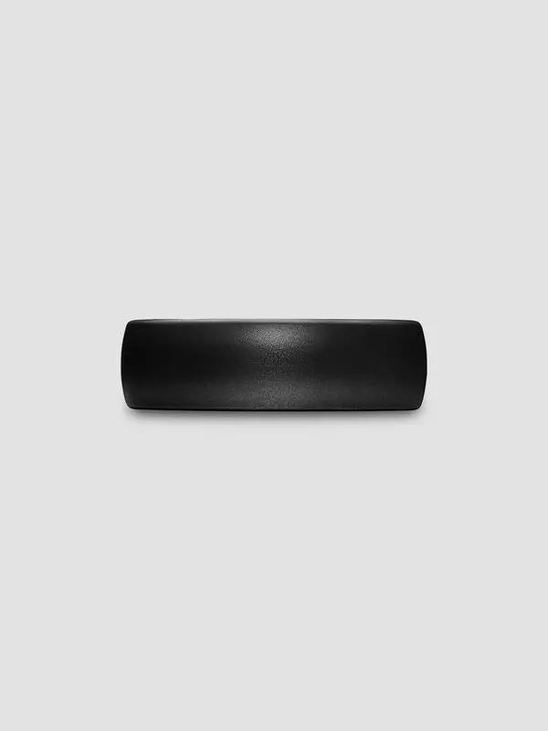 David Yurman Streamline Band Ring In Titanium, 7.6mm