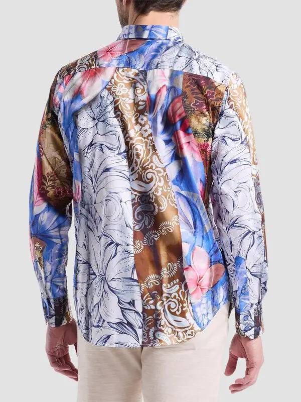 Robert Graham Diburu -print Cotton Button-front Shirt