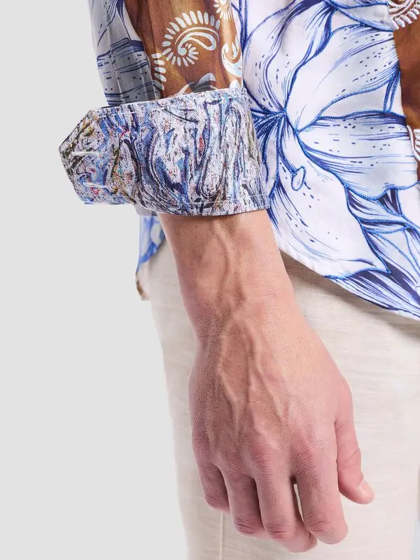 Robert Graham Diburu -print Cotton Button-front Shirt
