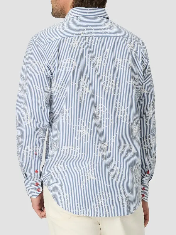Robert Graham Darien Floral Stretch-cotton Shirt