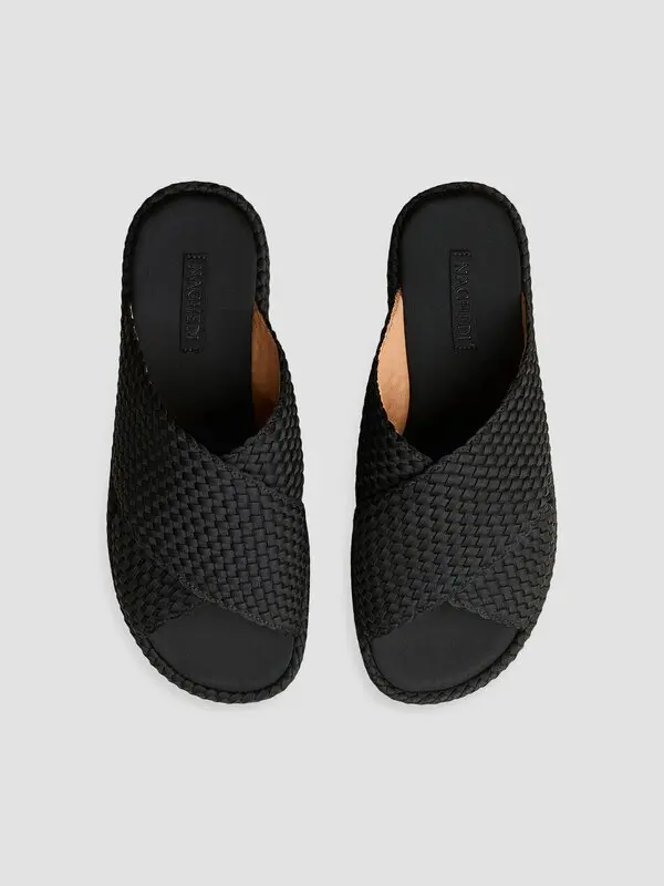 NAGHEDI Laguna Platform Sandals - Onyx