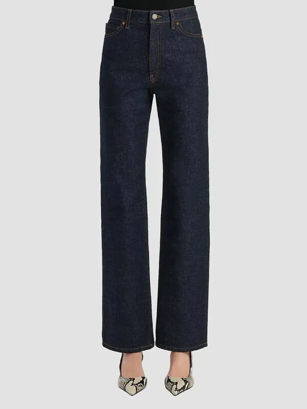 Khaite Danielle Mid-rise Slim-straight Jeans