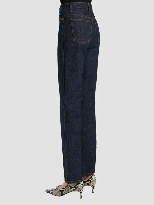 Khaite Danielle Mid-rise Slim-straight Jeans