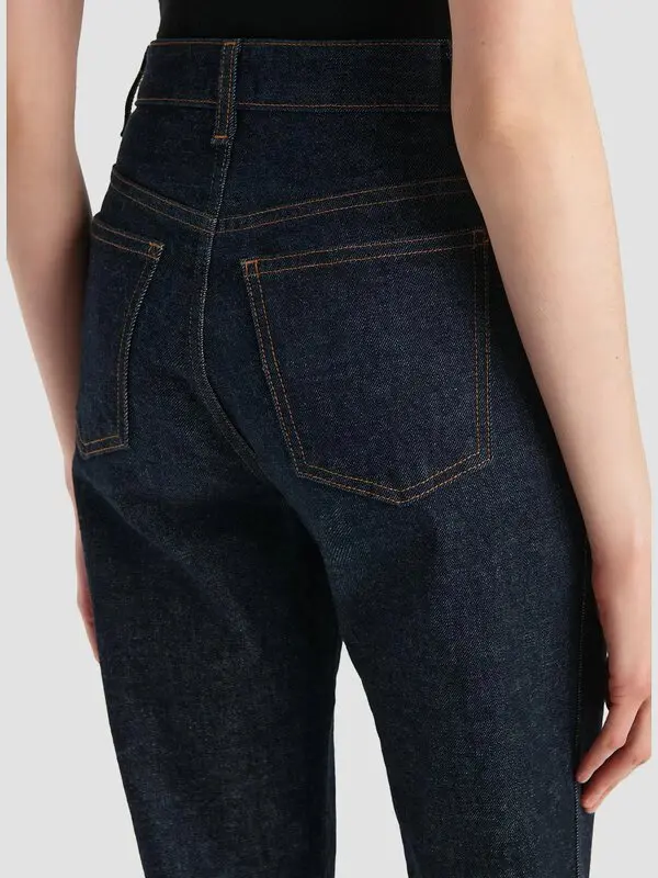 Khaite Danielle Mid-rise Slim-straight Jeans