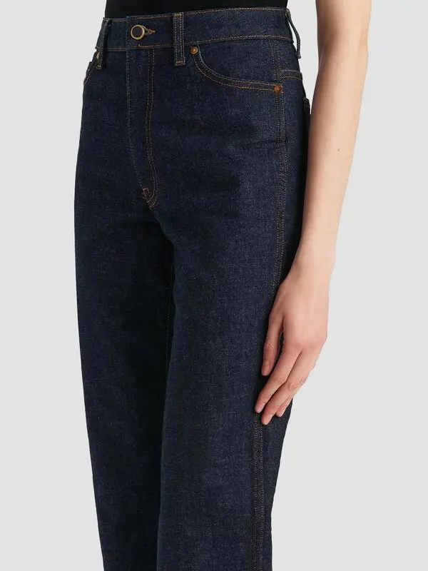 Khaite Danielle Mid-rise Slim-straight Jeans