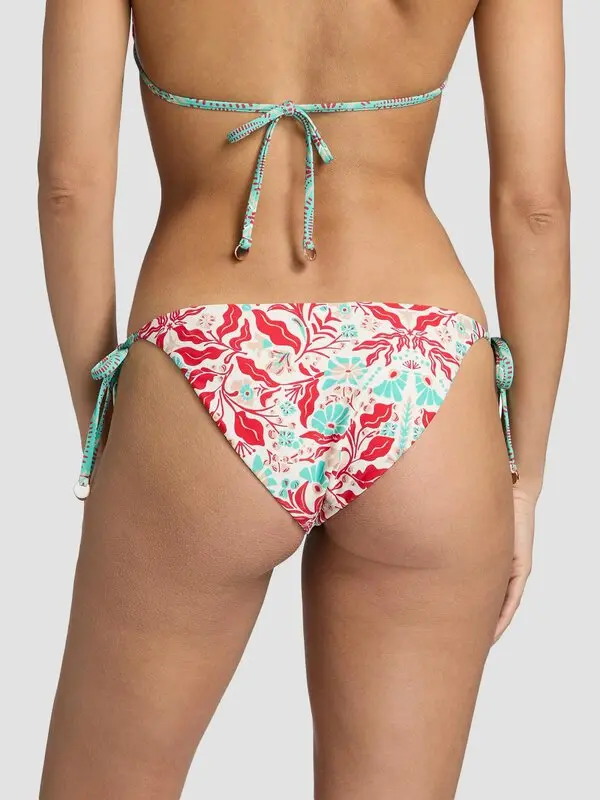 Ramy Brook Benni Printed Bikini Bottom - Flame Combo