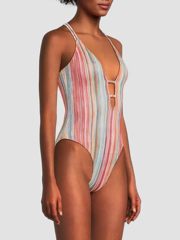 Ramy Brook Marina Striped One-piece Swimsuit