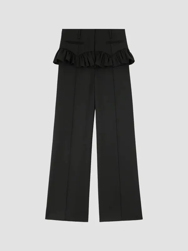 GANNI Calendered Skirt Pants