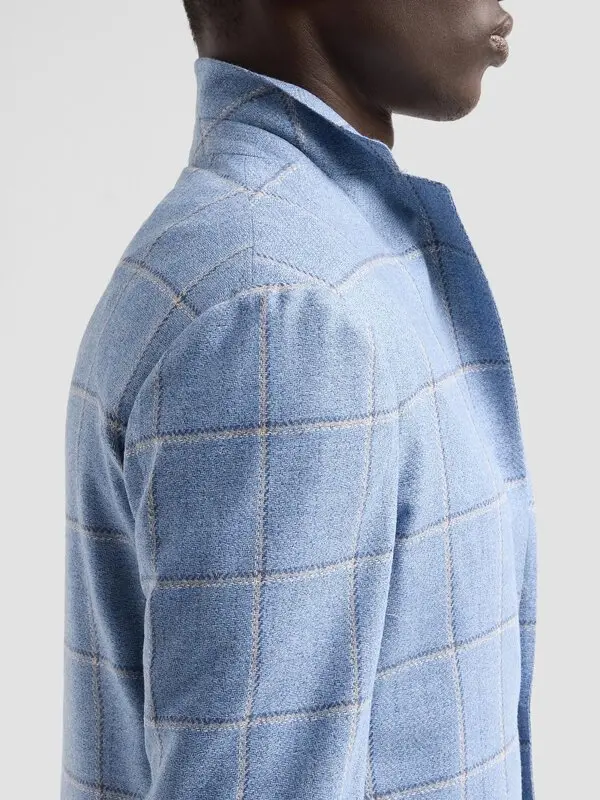 SARTORIO NAPOLI Heavy Plaid Wool-cashmere Sport Coat