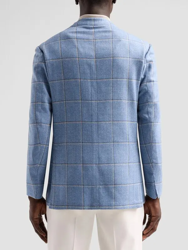 SARTORIO NAPOLI Heavy Plaid Wool-cashmere Sport Coat