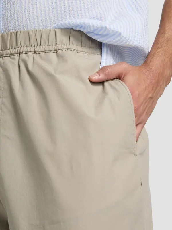 Officine Générale Nilson Cotton Poplin Drawstring Pants