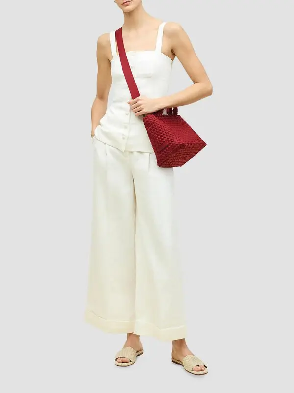 NAGHEDI St. Barths Small Tote Bag - Rosso