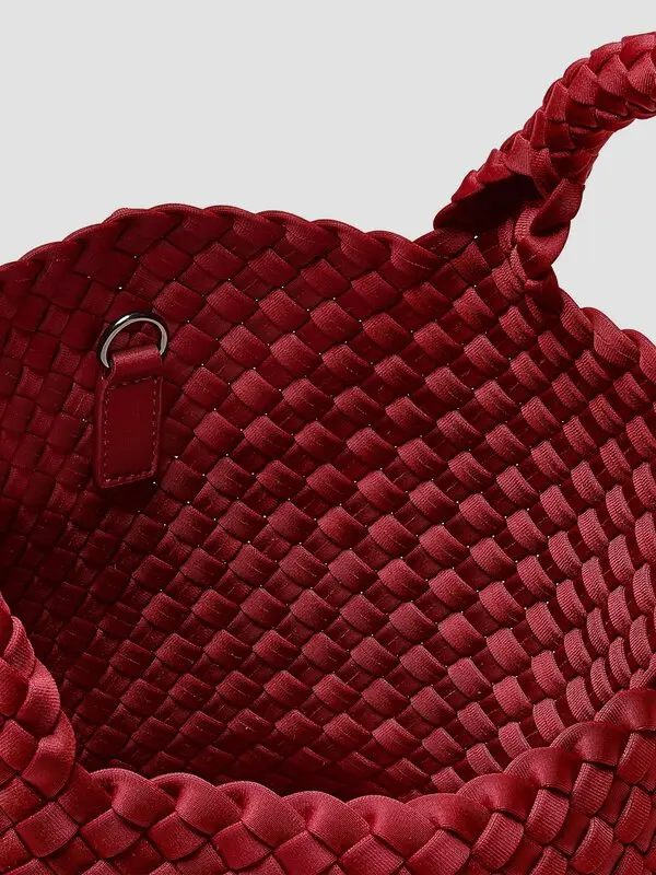 NAGHEDI St. Barths Small Tote Bag - Rosso