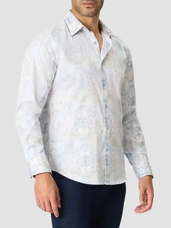 Robert Graham Dewitt Stretch-cotton Woven Shirt
