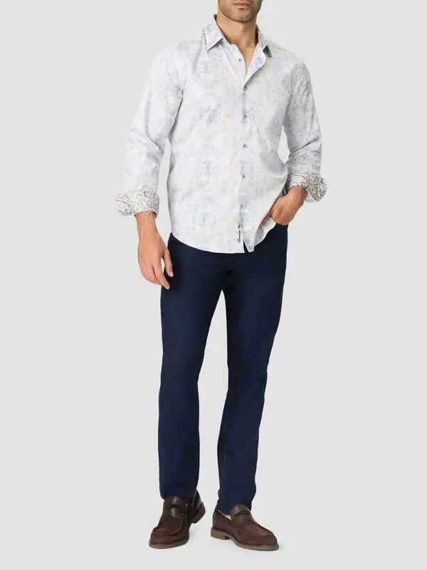 Robert Graham Dewitt Stretch-cotton Woven Shirt