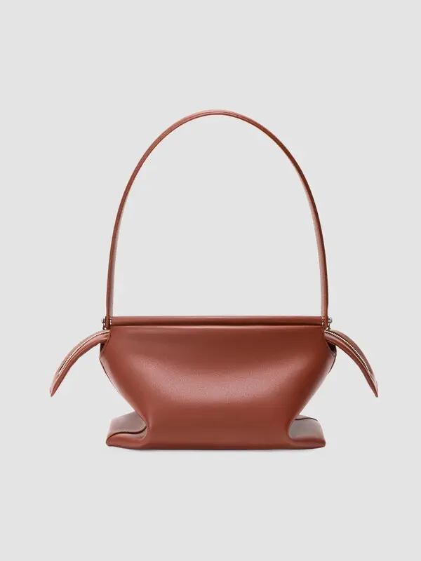 Loewe Whisker Small Leather Shoulder Bag - Cognac