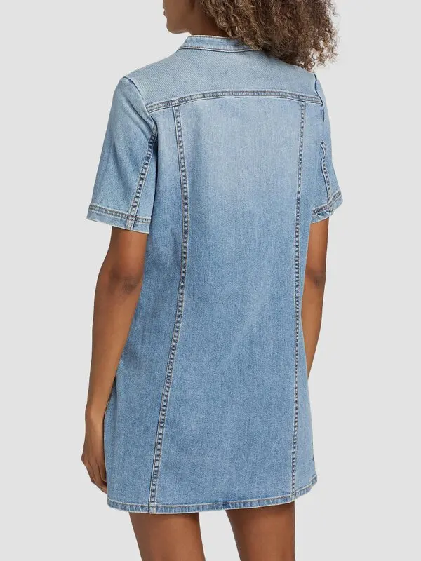 Ramy Brook Braid Skylar Denim Minidress