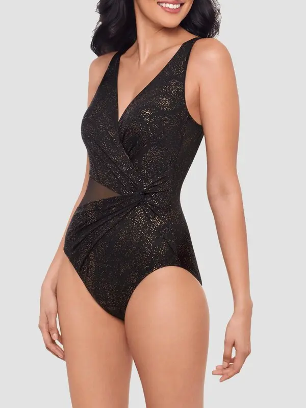 Miraclesuit Brillante Circe Abstract One-piece Swimsuit