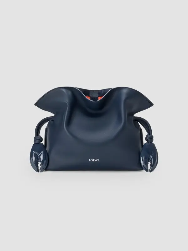 Loewe X Cosima Von Bonin Flaco Mini Check-intarsia & Leather Clutch