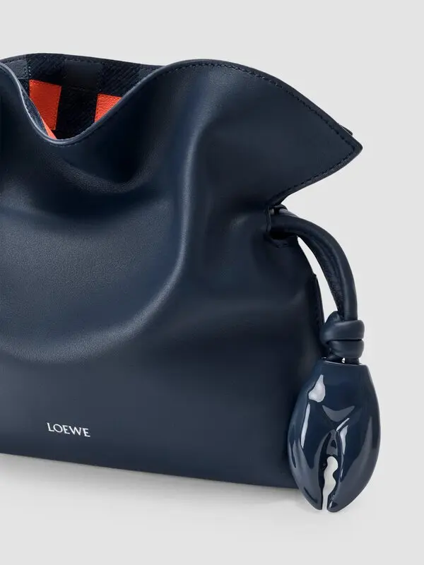 Loewe X Cosima Von Bonin Flaco Mini Check-intarsia & Leather Clutch