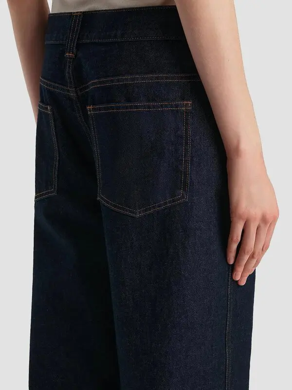 Khaite Bonnie Mid-rise Wide-leg Jeans