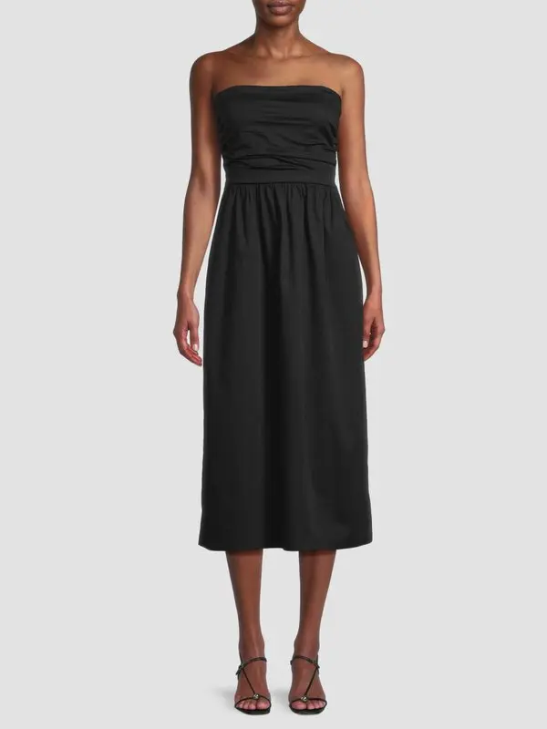 CAPSULE 121 The Wave Strapless Dress - Black