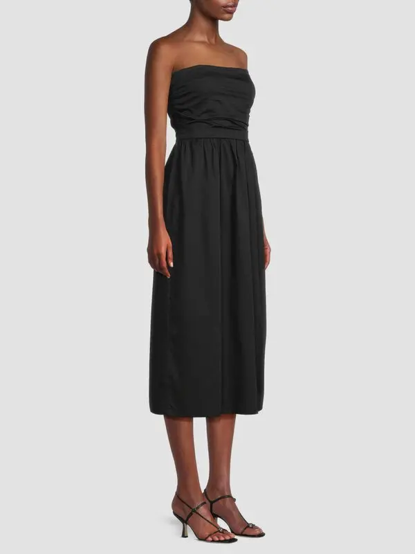 CAPSULE 121 The Wave Strapless Dress - Black