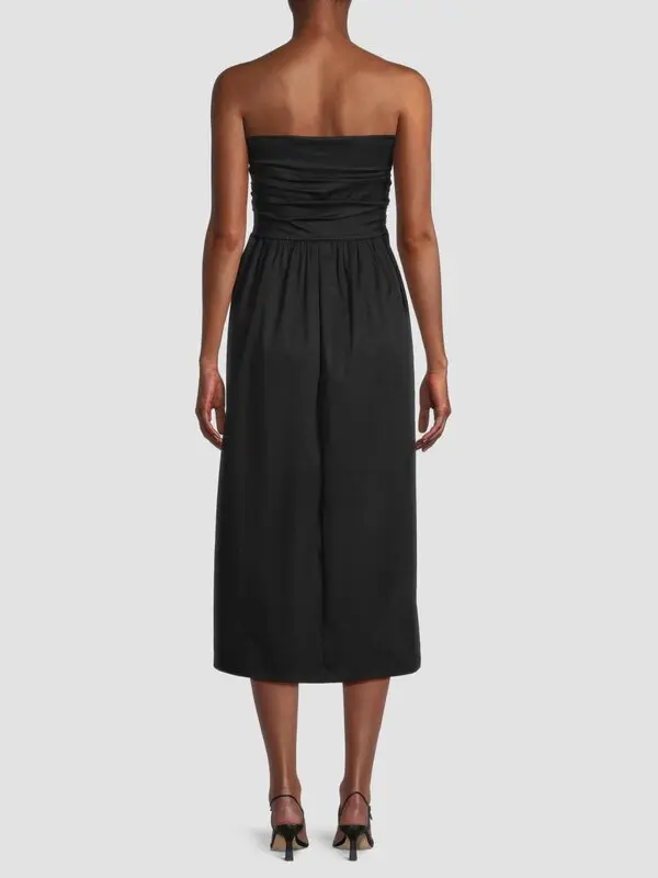 CAPSULE 121 The Wave Strapless Dress - Black