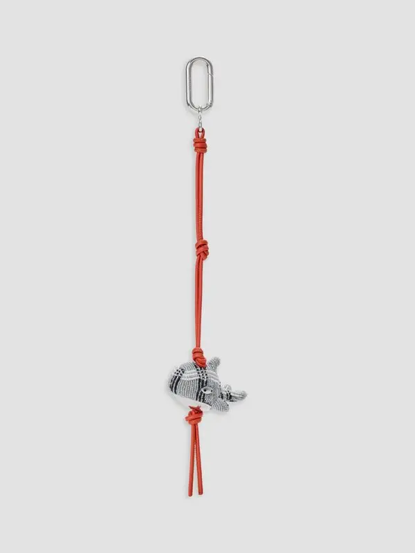 Loewe Whale Leather Cord Charm - Multi