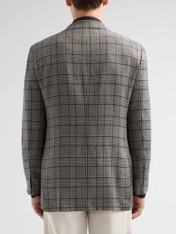 Kiton Plaid Cashmere Sport Coat
