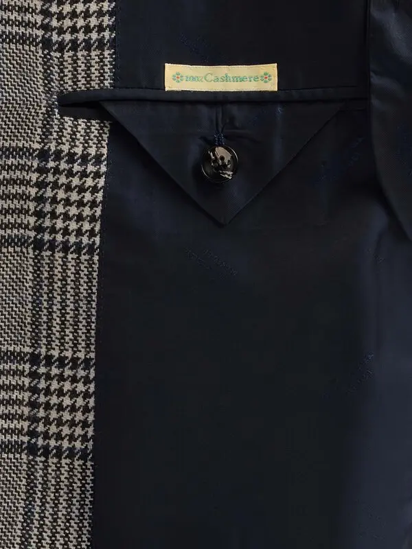Kiton Plaid Cashmere Sport Coat