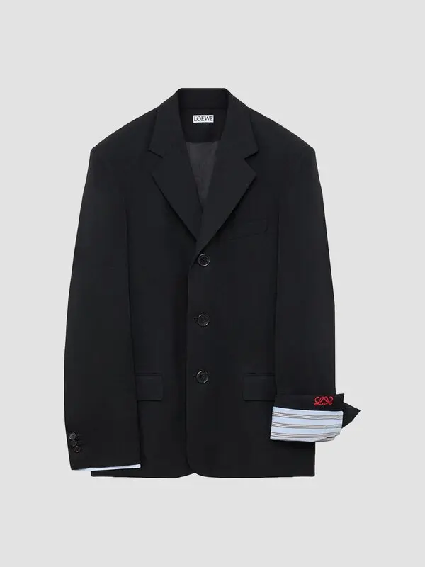 Loewe Wool Single-breasted Jacket