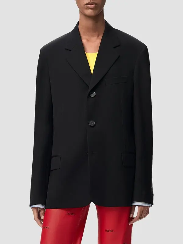 Loewe Wool Single-breasted Jacket