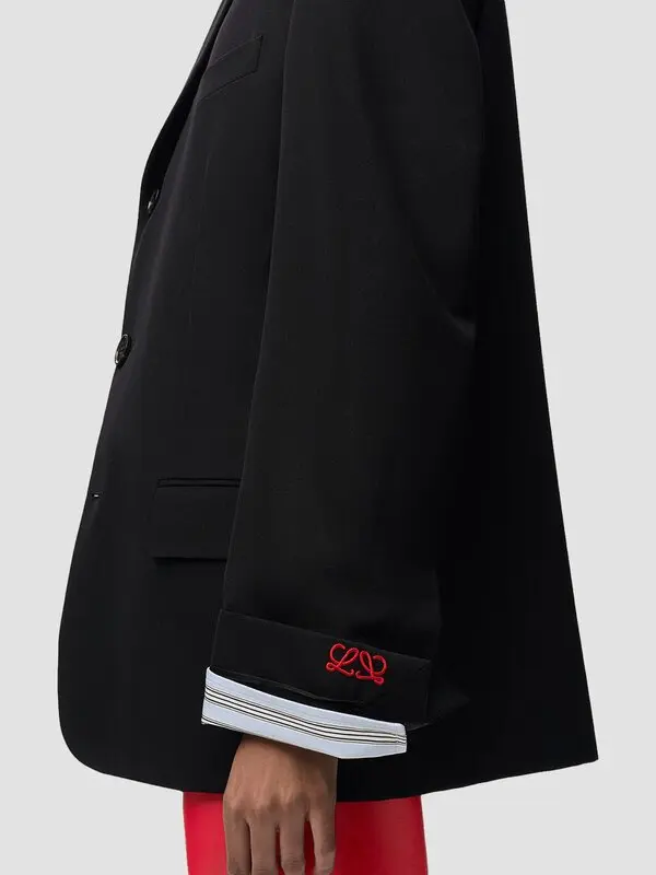 Loewe Wool Single-breasted Jacket