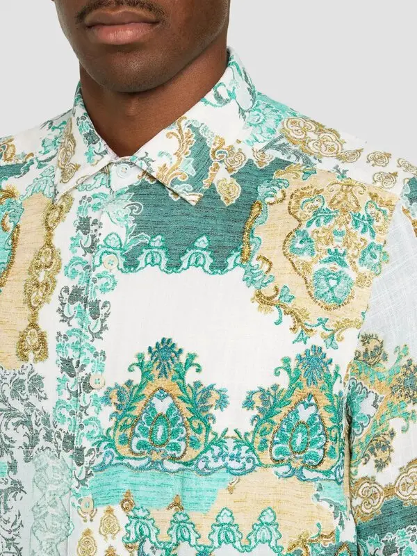 Robert Graham Fairbank Embellished Long-sleeve Shirt