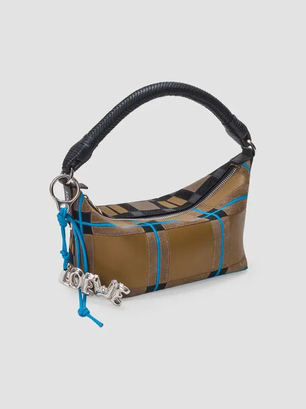 Loewe Blown Leather Cord Charm - Silver