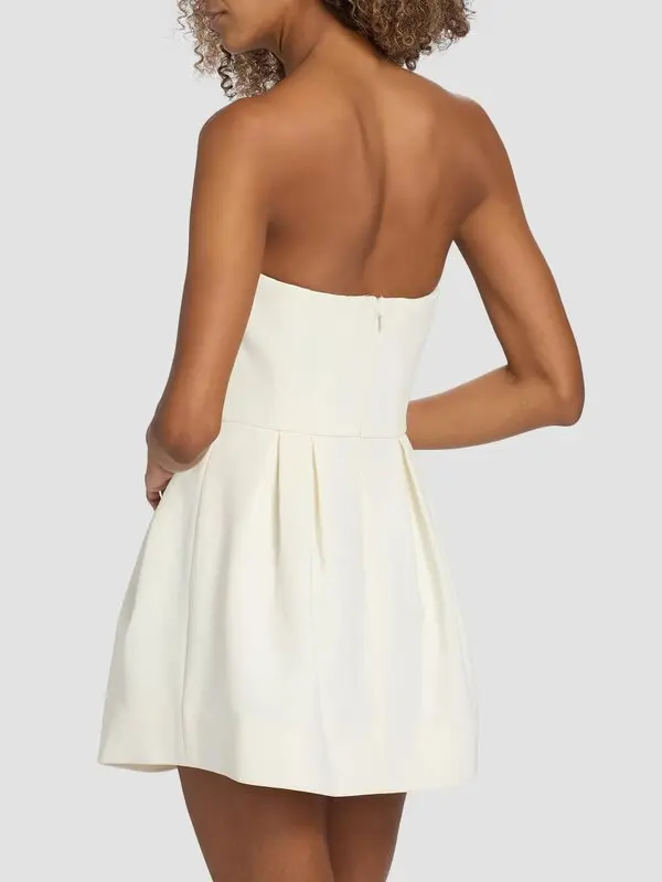 Ramy Brook Lily Appliquéd Strapless Minidress