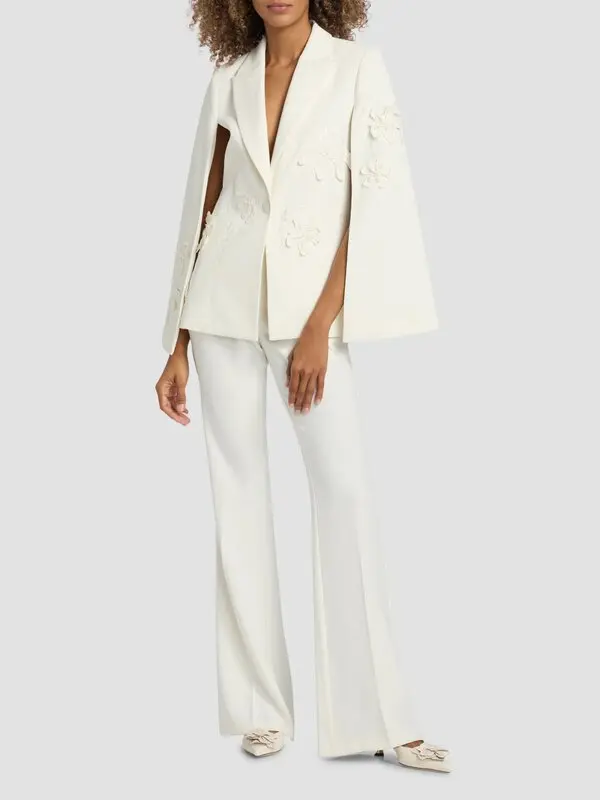 Ramy Brook Orian Pleated Flare-leg Pants